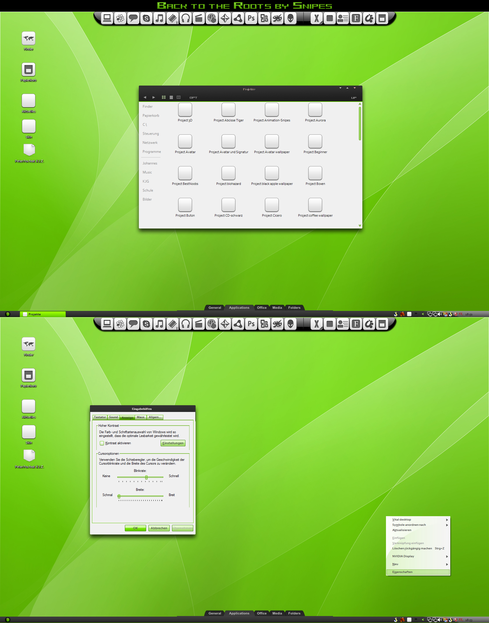 back to he roots for WindowBlinds - SkinPack
